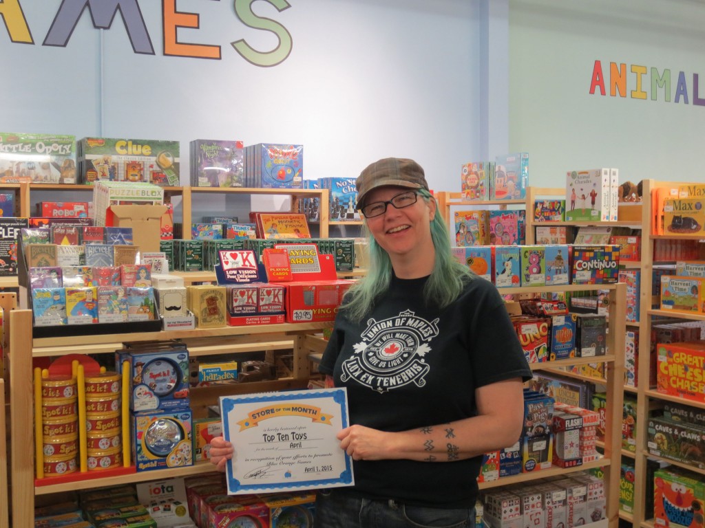 Top Ten Toys - April Blue Orange Store of the Month